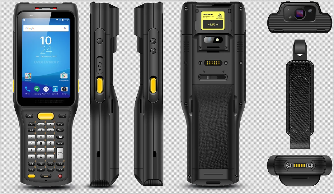 Chainway C61 Handheld Pda 2d Barcode Scanner Android 10.0 Mobile Terminal Data Collector Pda ...