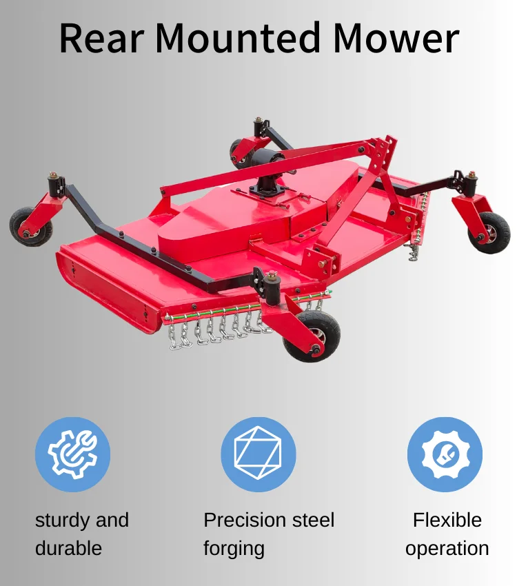 Chain Type Rotary Lawn Mower With Thickened Blades For Clearing Weeds ...