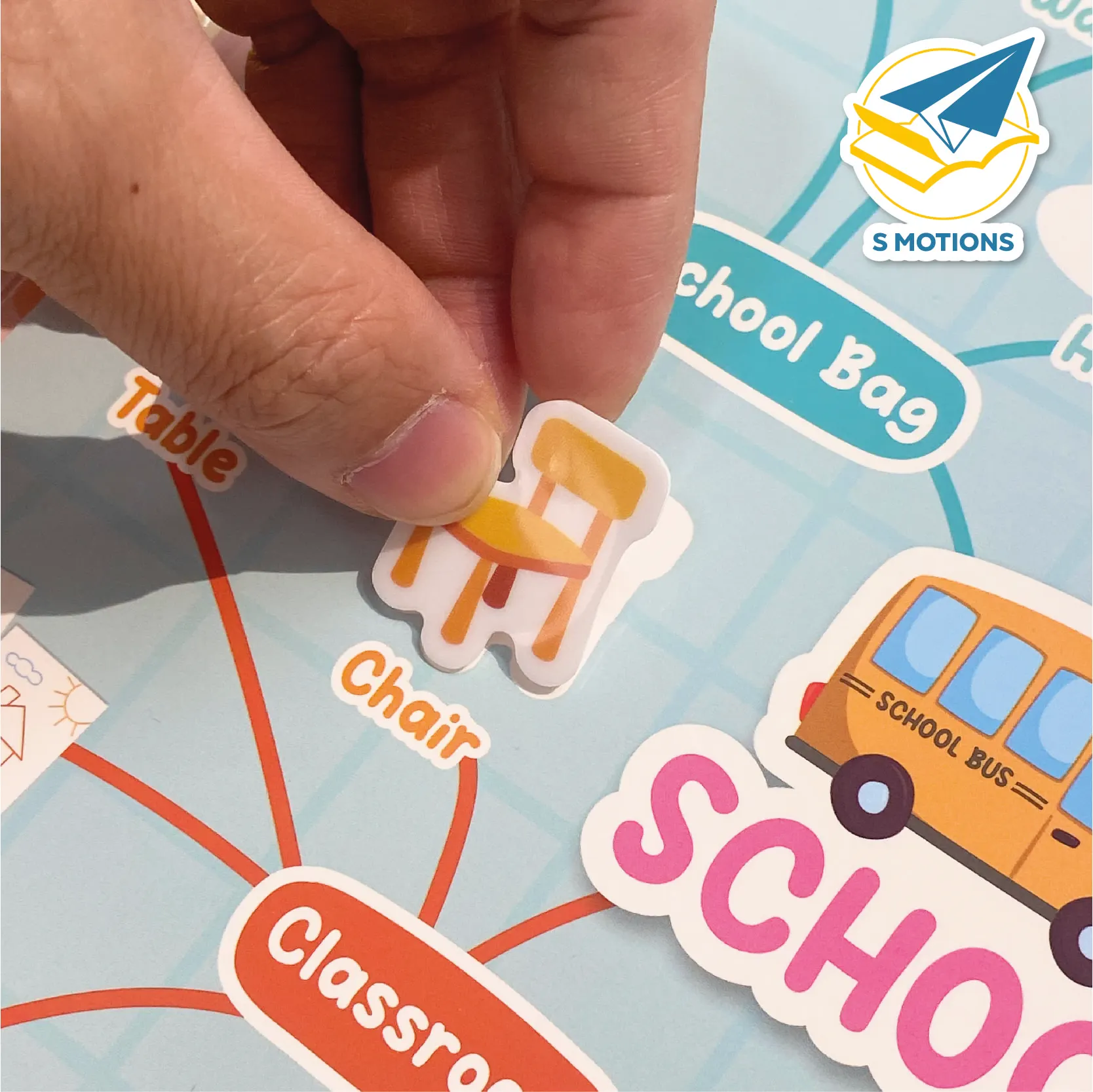 3 Folded Kid Learning Activity Game Board Book With Removable ...