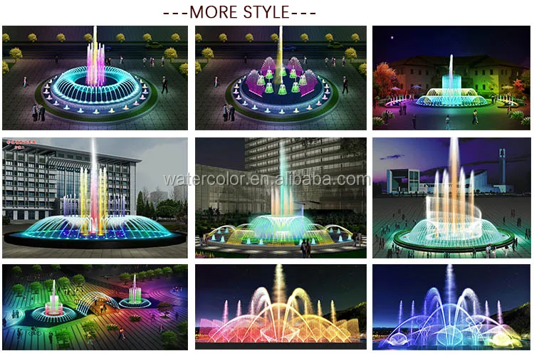 Water Screen Projection Fountain Laser Light Show System