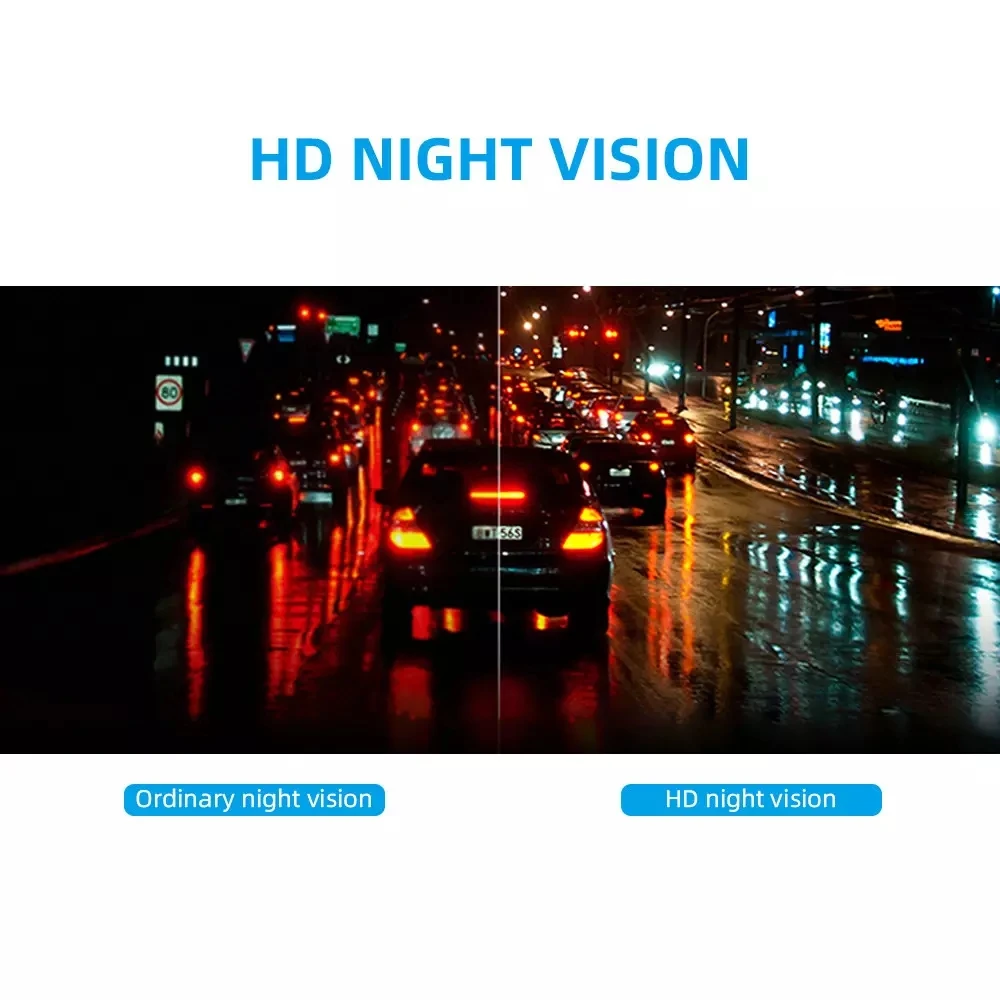 New T450 4 Inch Dash Camera Mirror Car Dvr Dashcam Front And Rear Video ...