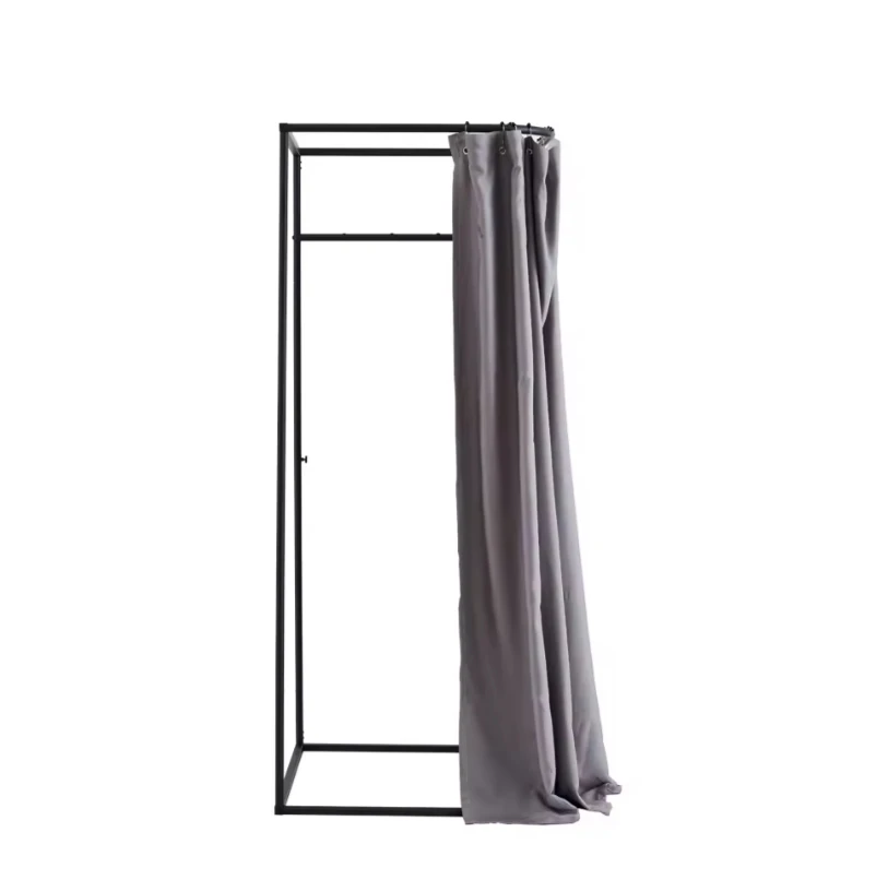 Fitting Room Shop Interior Design Ideas - Wall Mounted Display Rack