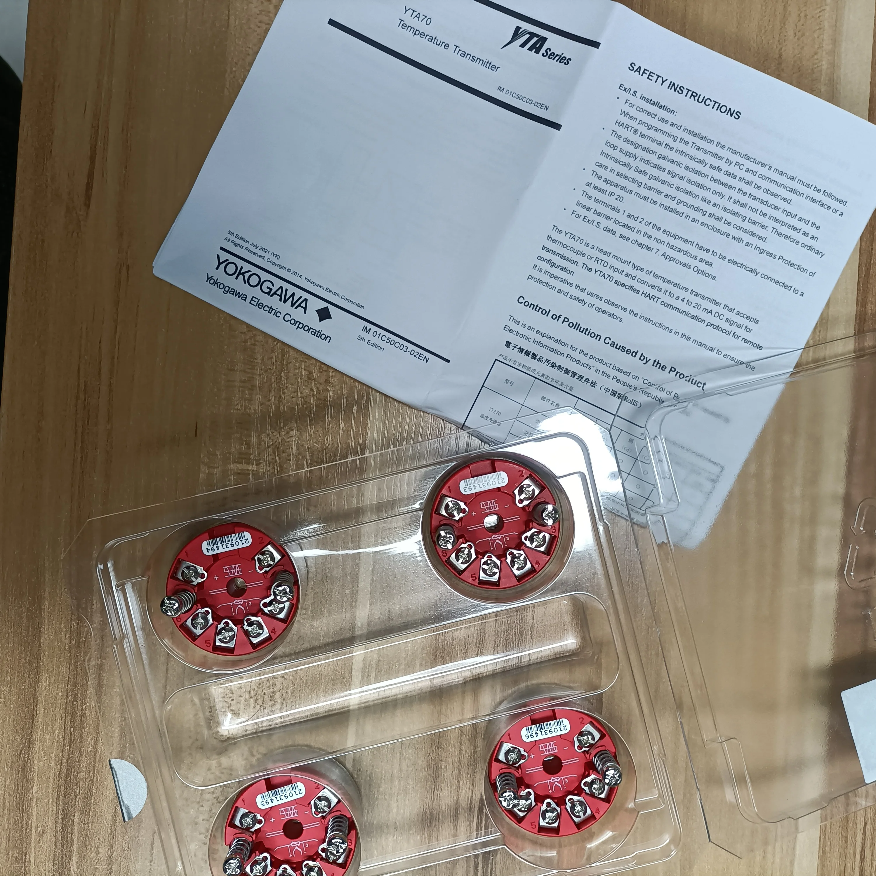 Yokogawa Pt100 Temperature Transmitter YTA70 -J/KS2| Alibaba.com