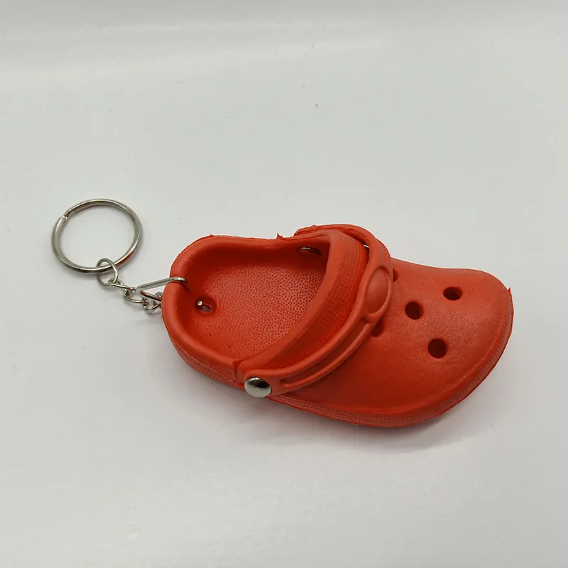 Cute 3d Mini Eva Plastic Foam Beach Hole Sandal Slipper Keychain ...