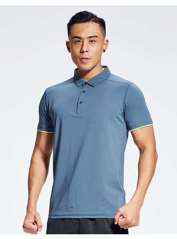Golf Team Uniforms - Multicolored Custom Logo Polo Shirts