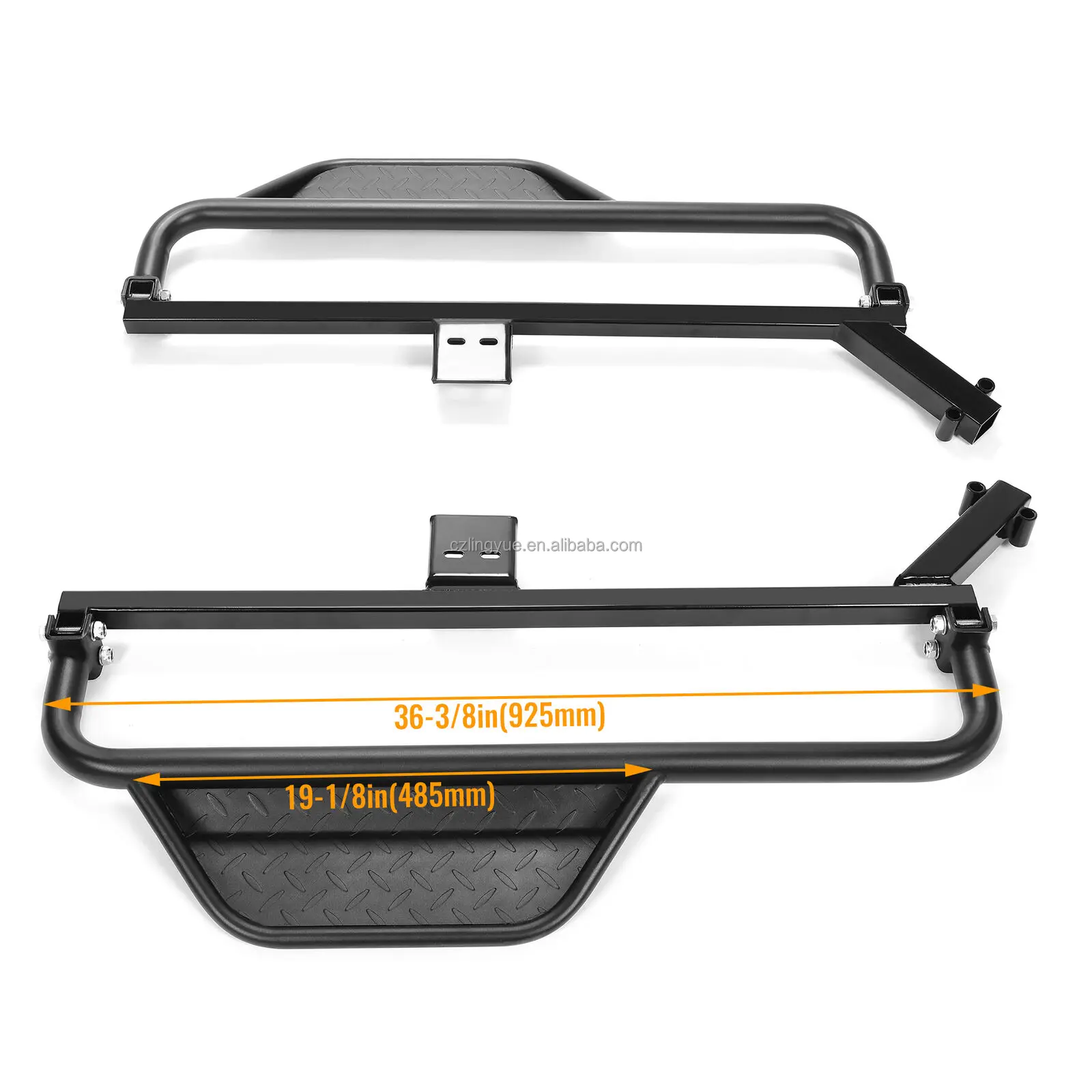 Nerf Bar Running Boards With Step Brackets For 2018-2019 Club Car Golf ...