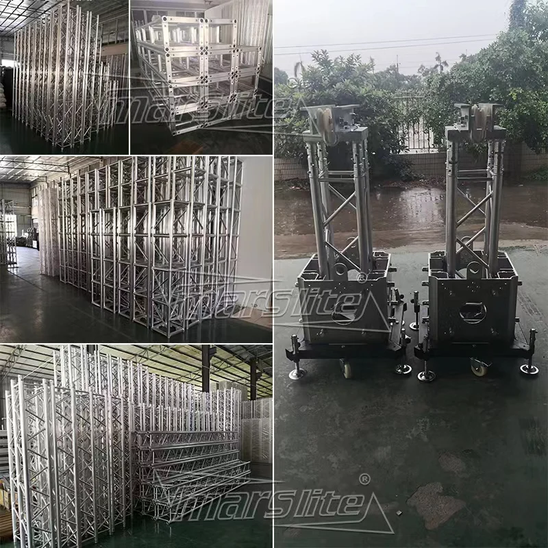 Marslite 6M Height Telescopic Mobile Truss Lift Stand