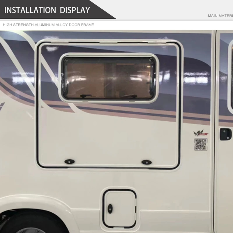 RV Luggage Hatch Door - Customizable Aluminum Compartment