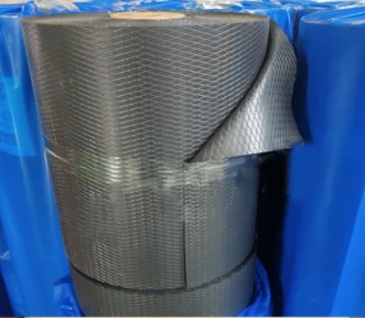 Black Embossed Polythene Damp Proof Course for Wall