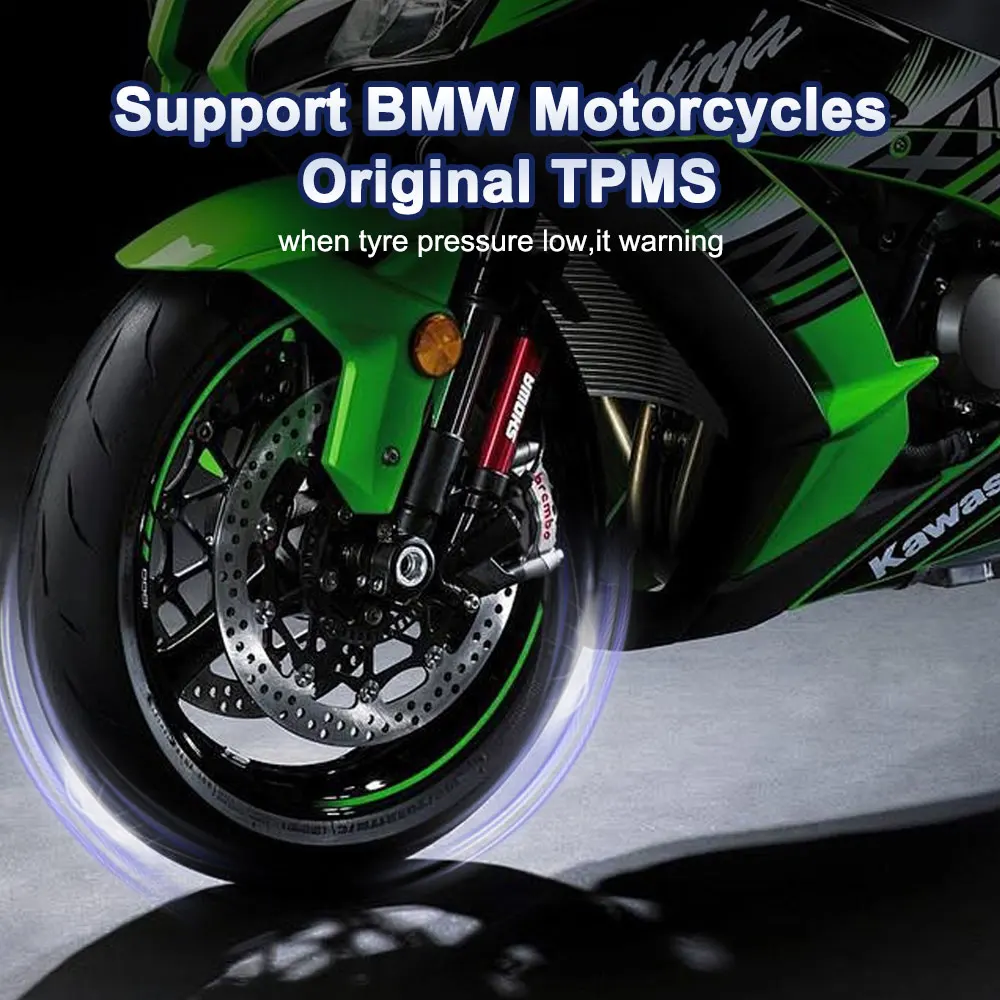 6 Inch Touch Screen WiFi GPS Motorcycle CarPlay Display for BMW ...