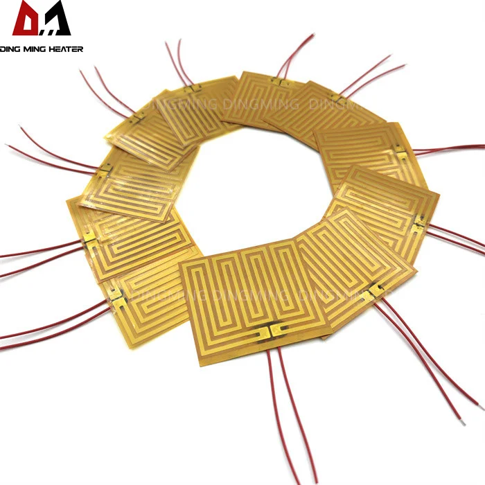 3.7v 5v 7.4v 9v 12v 24v 36v 48v 60v Polyimide Film Heater - Buy ...