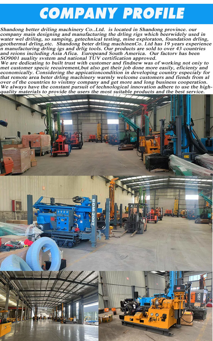 BDM-120 Water Well Drilling Rig Portable 120m Depth Drilling Machine ...