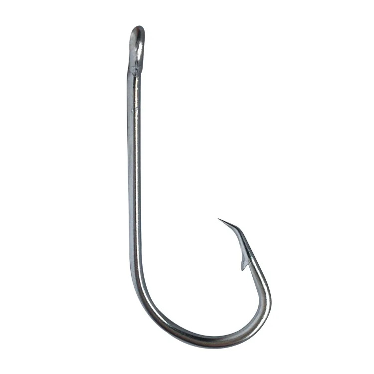 Stainless Stlee Deep Sea Big Game Trolling Fishing Hook 10/0 12/0 14/0 ...