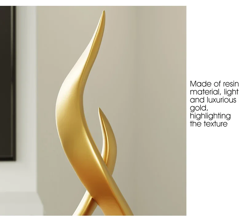 Flame Statue - Abstract Living Room Decorations