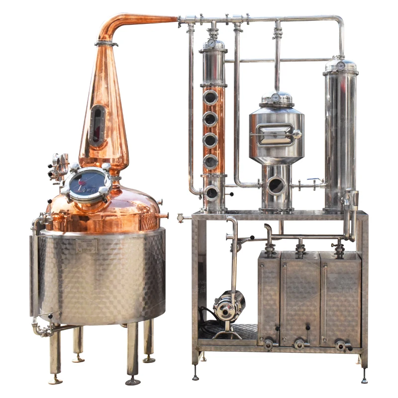 300 liter machine distillation alcohols distiller for whiskey rum gin ...