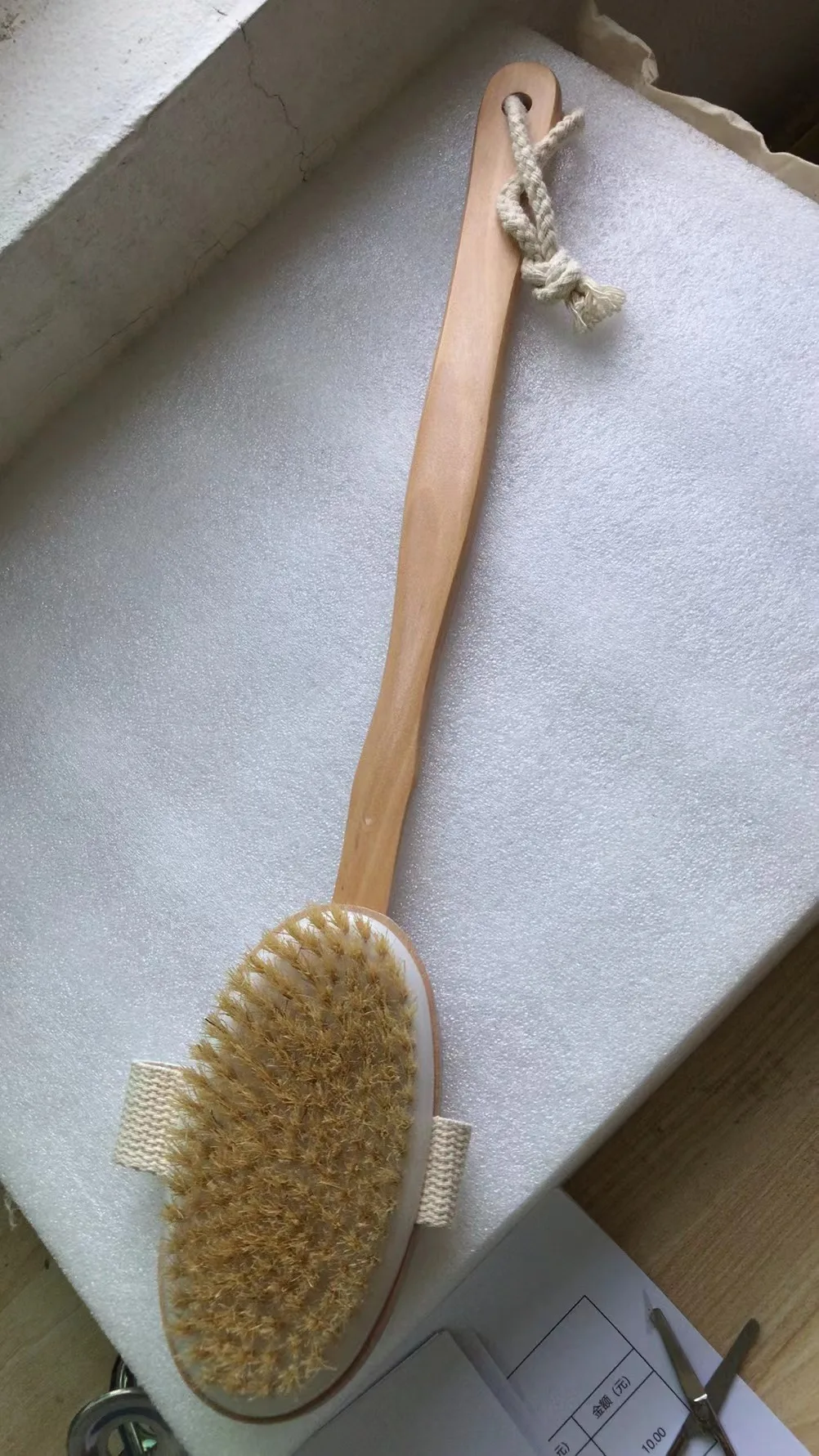 Hot Chinese Long Handle Women Detachable Head Bristle Bath Brush Shower ...