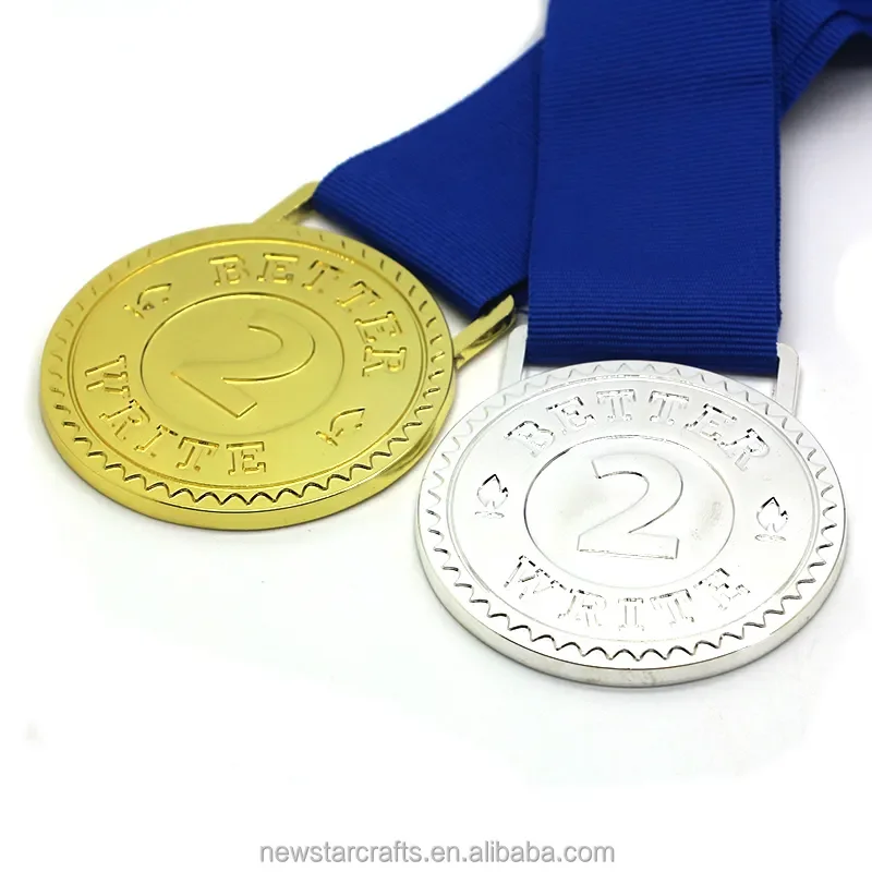 Wholesale Sport Meeting Gold Sliver Bronze Honor Medal Medallas 1 Lugar ...