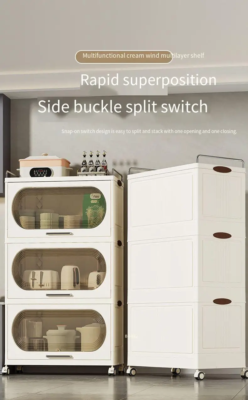 Eco-friendly Plastic Storage Cabinet Kitchen Spice Storage Cabinet ...