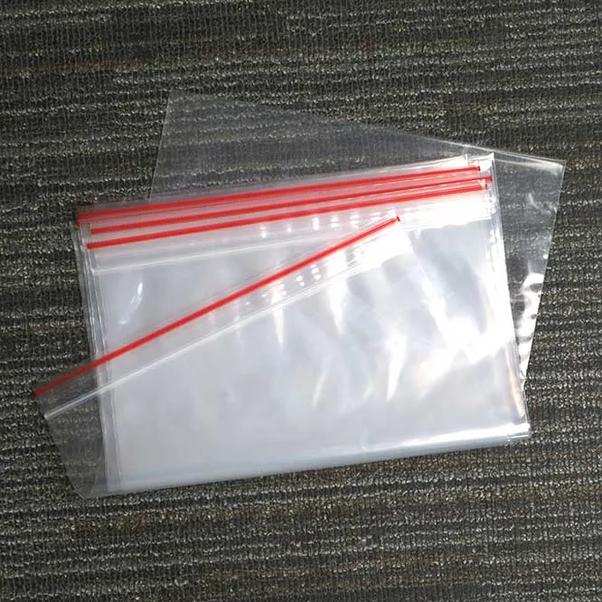 Custom Printed Double Zip Seal Ziplock Plastic Packaging