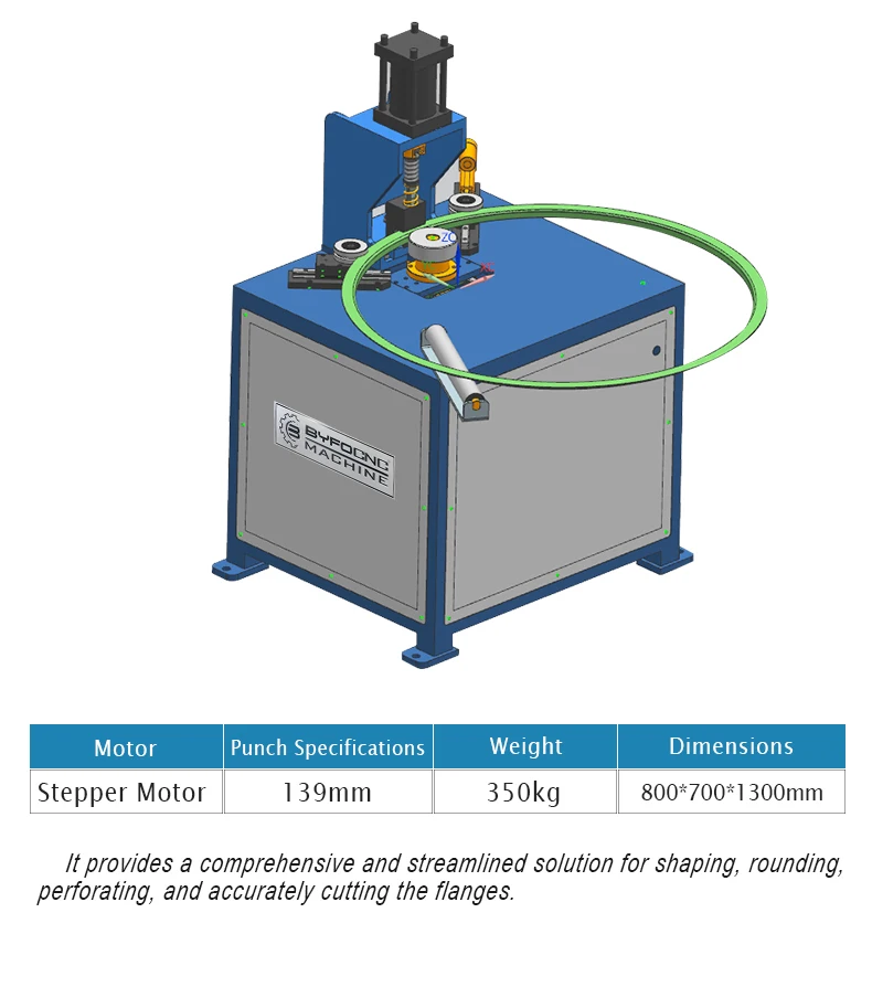 Hvac Duct Round Flange Forming Making Machine Round Angle Steel Flange ...