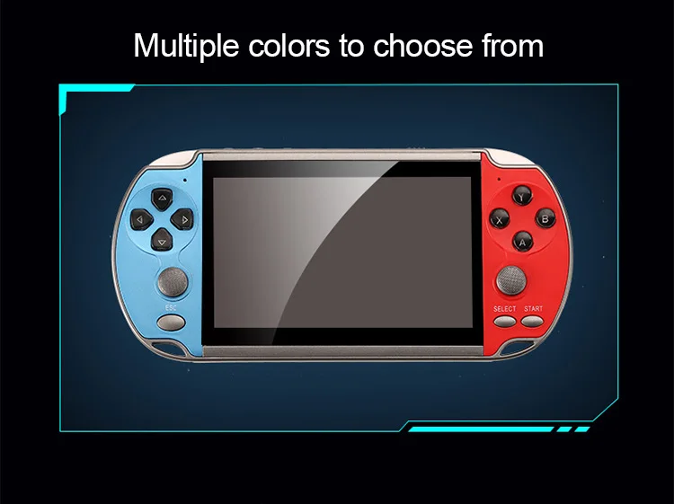 YLW X7 Plus Handheld Game Console - 5.1 Inch Retro Fun
