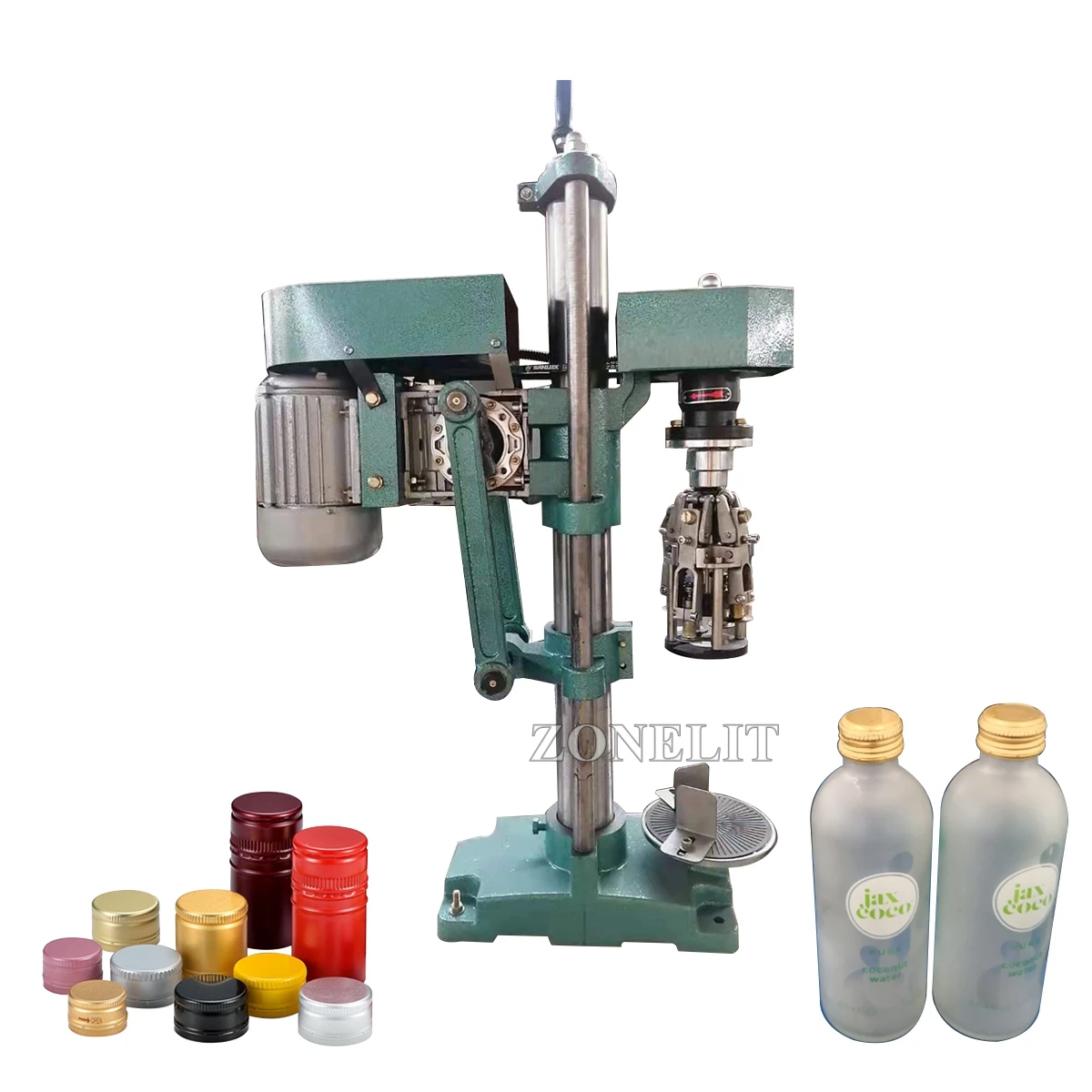 Aluminum Twist off Cap Semi Automatic Bottle Cap Closing Machine Ropp Capping Machine| Alibaba.com