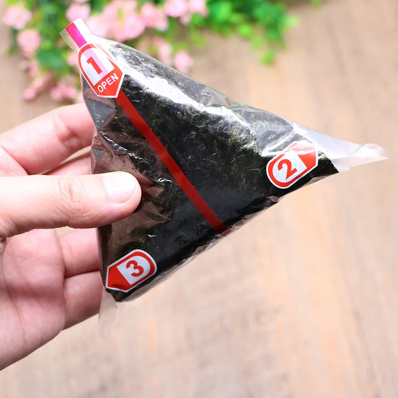 100 Pcs Disposable OPP Onigiri Wrapper Bag - Anti-Fog, Easy Tear, Clear ...