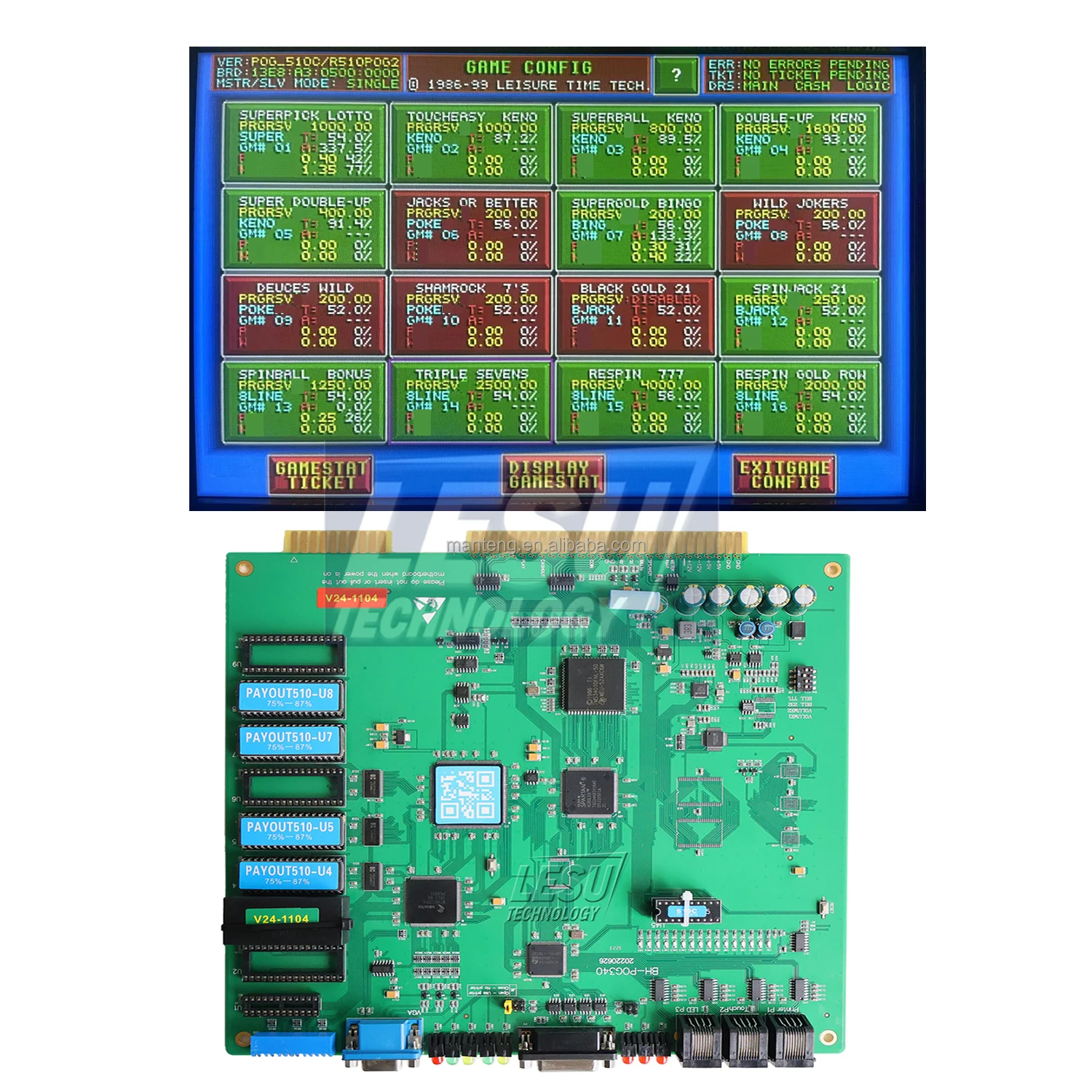 Newest Modified Pot O Gold Board Game Pog 510 Game Board Pot O Gold ...