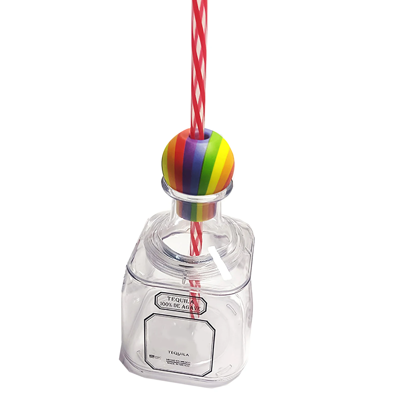 375ml Mini Tequila Bottles With Straw - Customizable Patron Drinkware ...