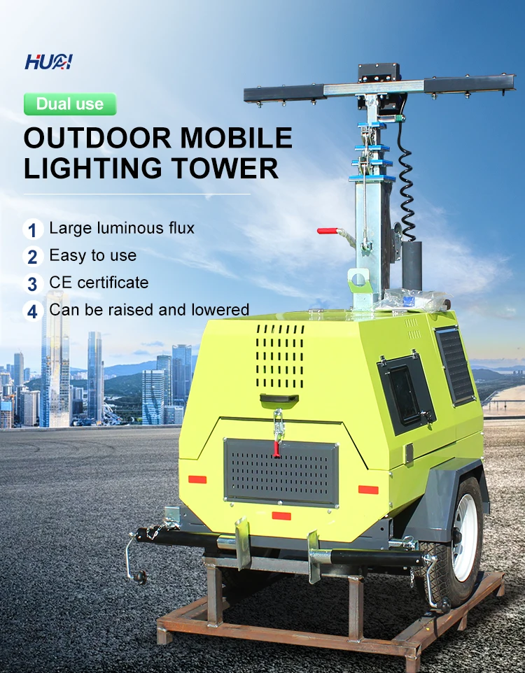 Solar Energy System Led Solar Portable Mobile Light Tower Low Price Led ...