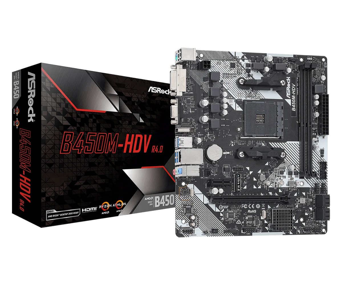 New ASRock Mainboard B450 M Series AMD Micro ATX DDR4 Moederbord Placa ...