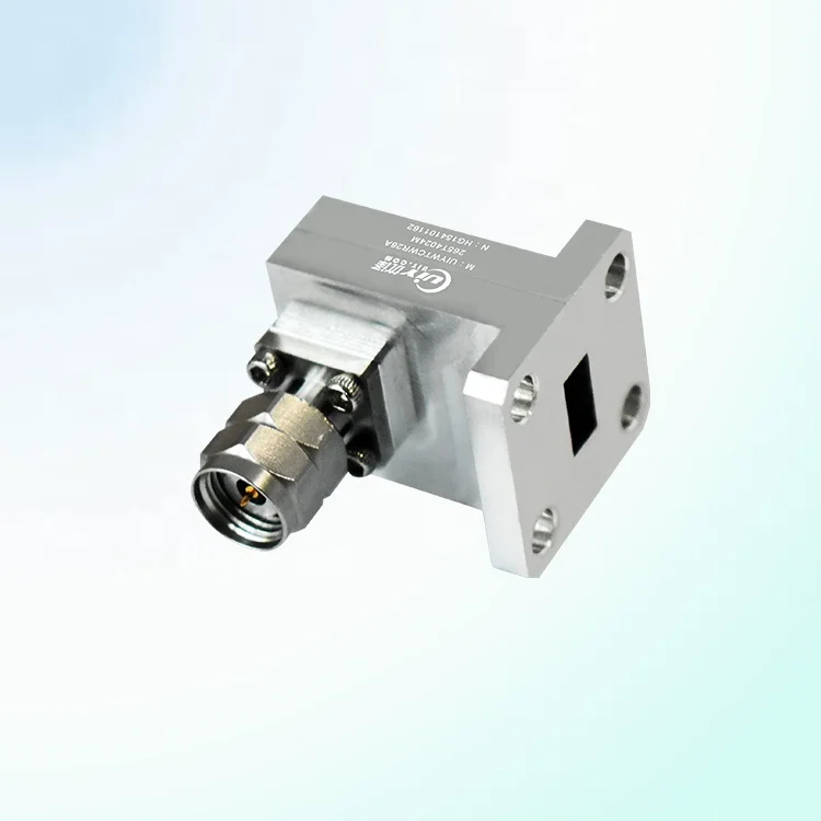 Ka band Right Angle Waveguide to Coaxial Adapter with WR28 (BJ320 ...