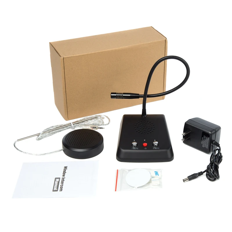 2 Way Intercom System Bank Office Window Intercom Counter Intercom ...