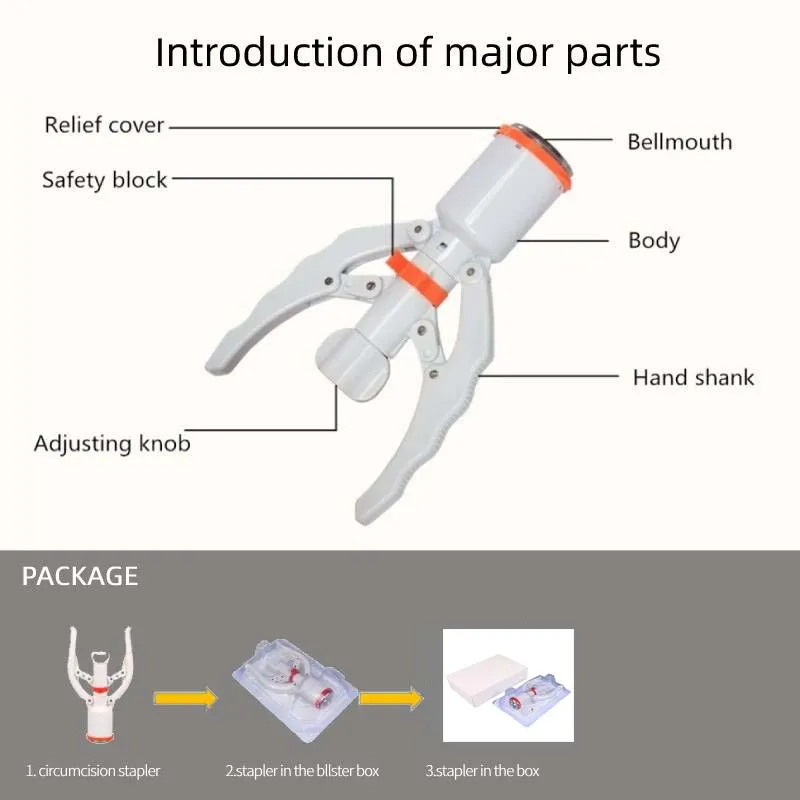 Circumcision Stapler Foreskin Disposable Circumcision Stapler Kits For ...