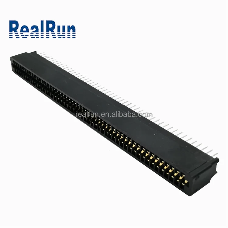 Card Edge Connector Slot 2.54 Mm Pitch 100 Pins - Realrun