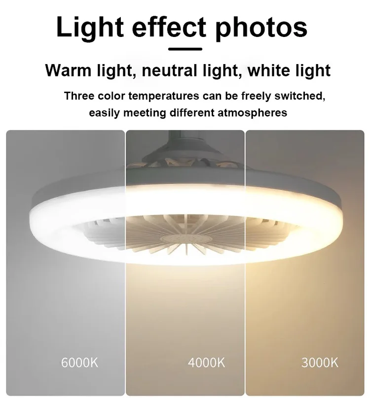 Ceiling Lamp Fan with Remote Control & Fragrance Air Freshener