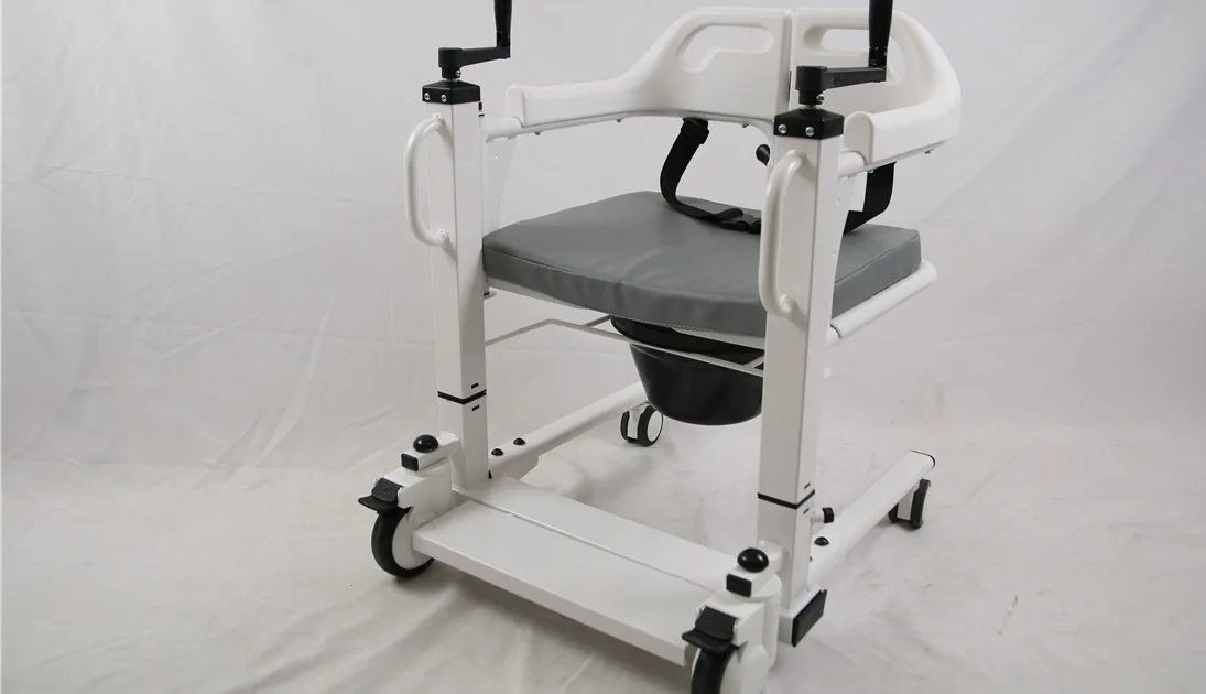 Paciente Silla De Transferencia Manual Potty Transport Chair For Adults ...