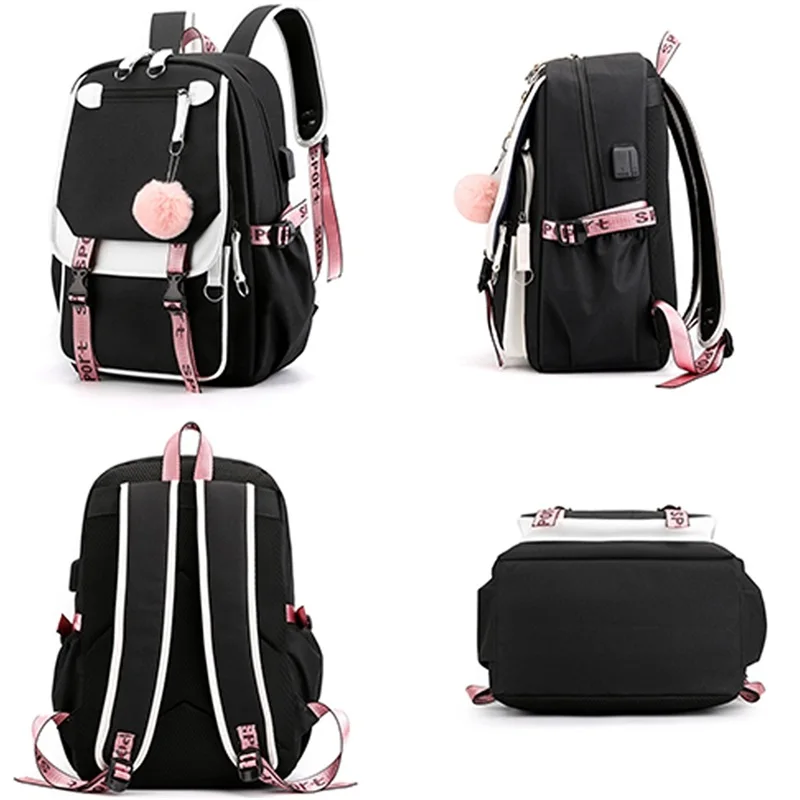 Anime Chainsaw Man School Backpack Denji Power Cute Print Cartoon ...