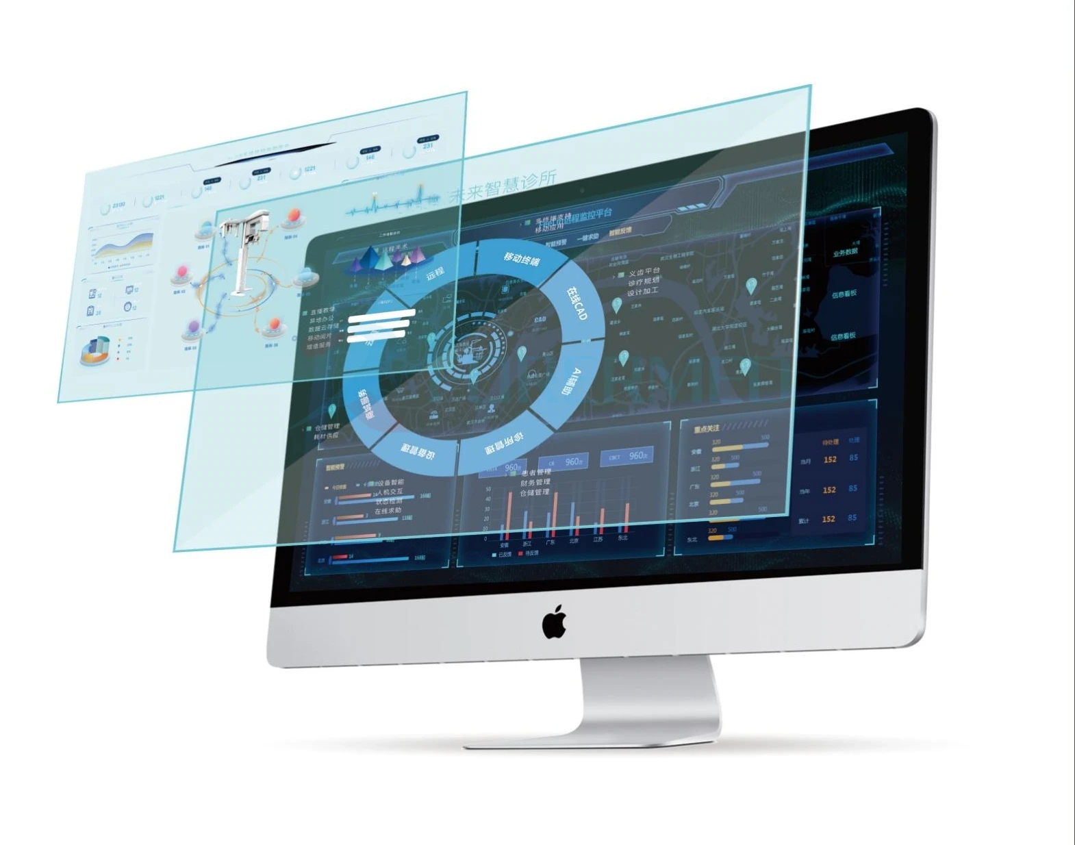 4 In 1 Digital Cbct Dental X Ray M2 Fov Cone Beam Ai Computed ...