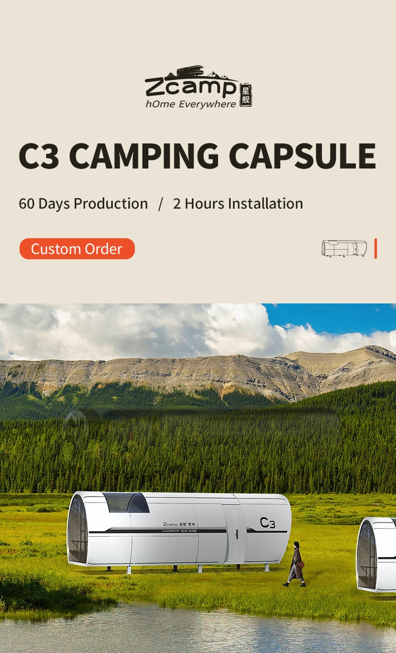 C3 Aluminium Frame Prefab Modular Tiny Home - Luxury & Mobility