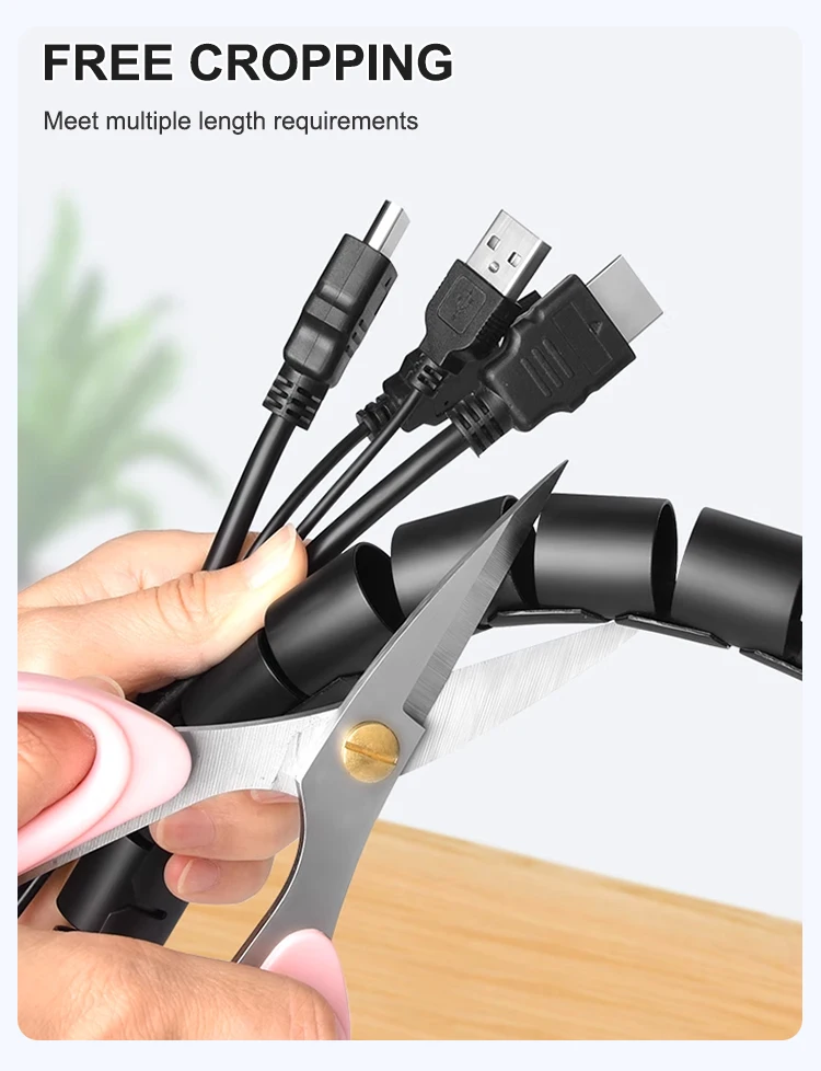 Bundle Wire Finishing Spiral Protective Sleeve High And Low Voltage ...