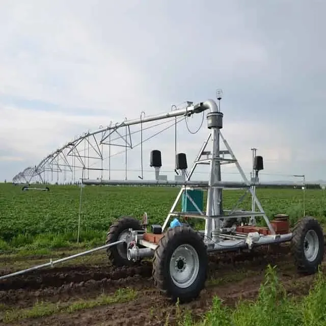 Agricultural Lateral Move Irrigation Equipment/farm Four Wheel Linear ...