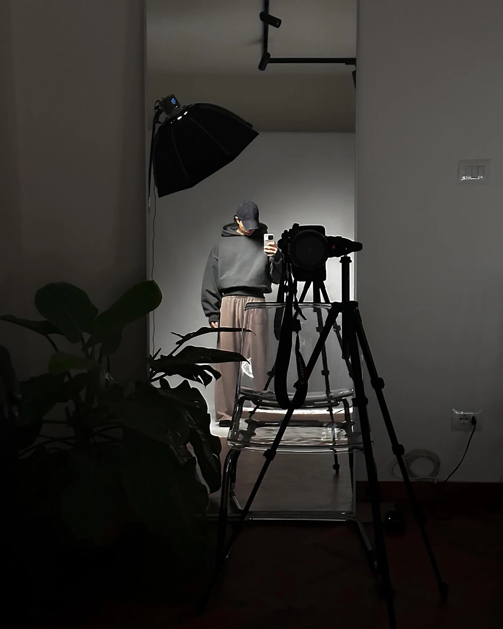 DiFan Men Double Layers Thick Hoodie Kanye Baby Blue 550g Cotton Fleece ...