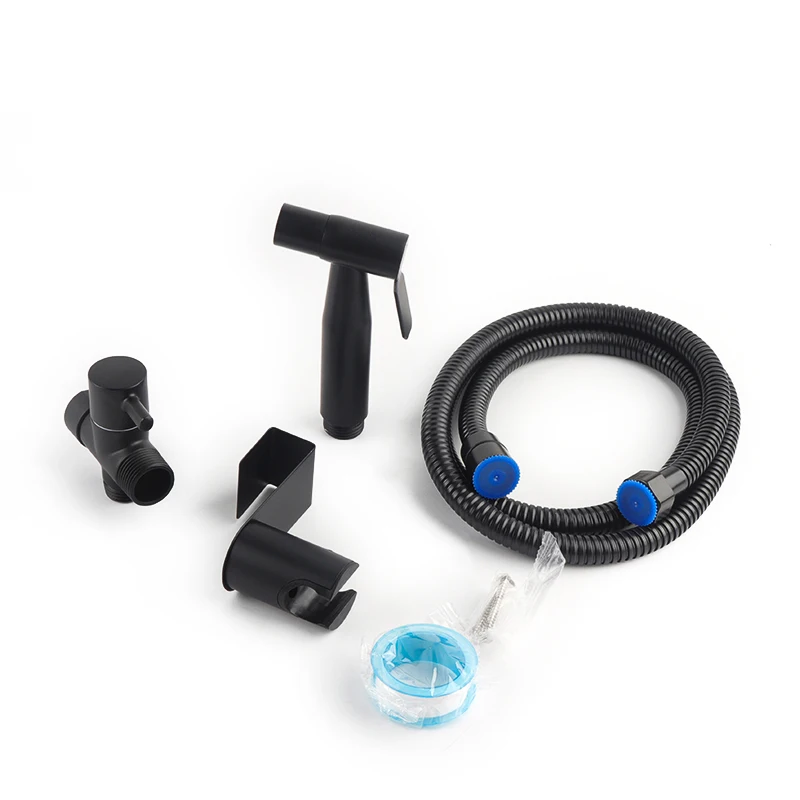 Sliver Brushed Bidet Sprayer - 304 Stainless Steel Shattaf Kit