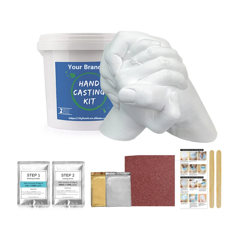 3d Cloning Powder Model Hand Casting Mold Kit Hand Casting Set ...