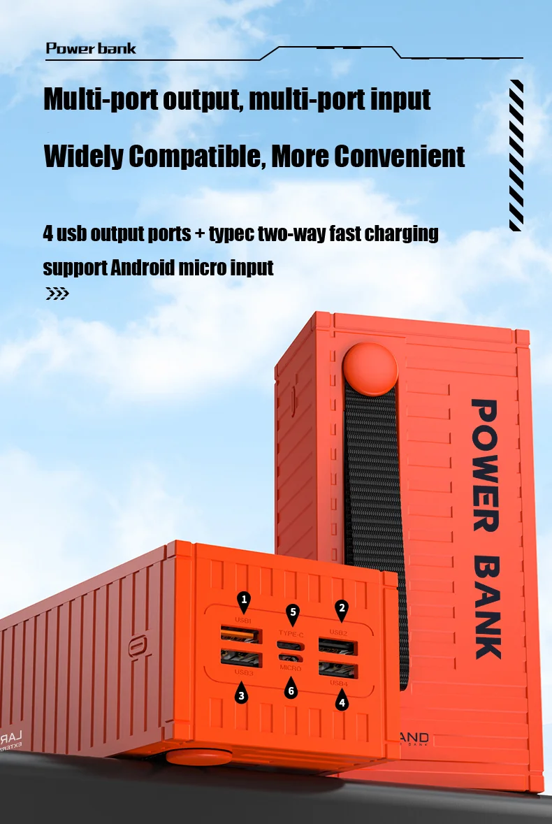 Monitor High Quality - Buy Container Power Bank 50000mah,66w Pd20w Fast ...