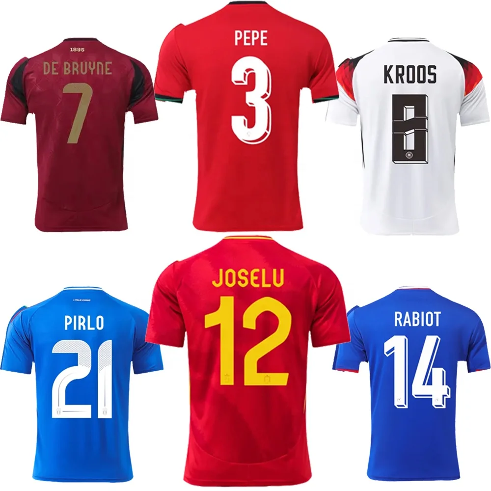 Euro 2024 Soccer Jersey Germany France Belgium National Team Euro 2024 ...