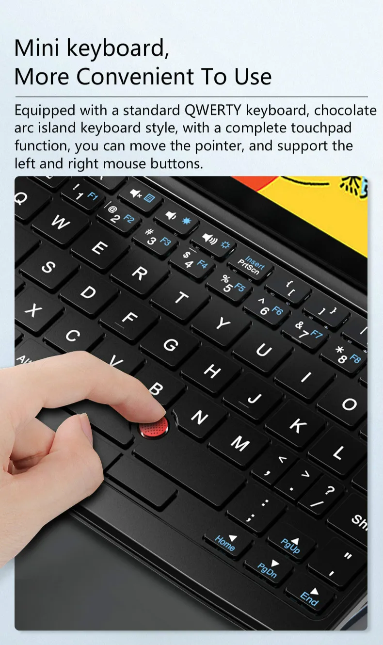 UGAME Pocket Mini Laptop - 7 Inch Touch Screen Celeron J3455