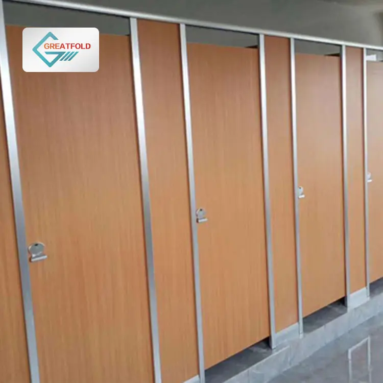 Bathroom Divider Wall Room Waterproof HPL Toilet Cubicles