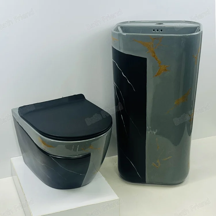 Modern Luxury Sanitaryware Toilet Set Custom Design One Piece Toilet ...